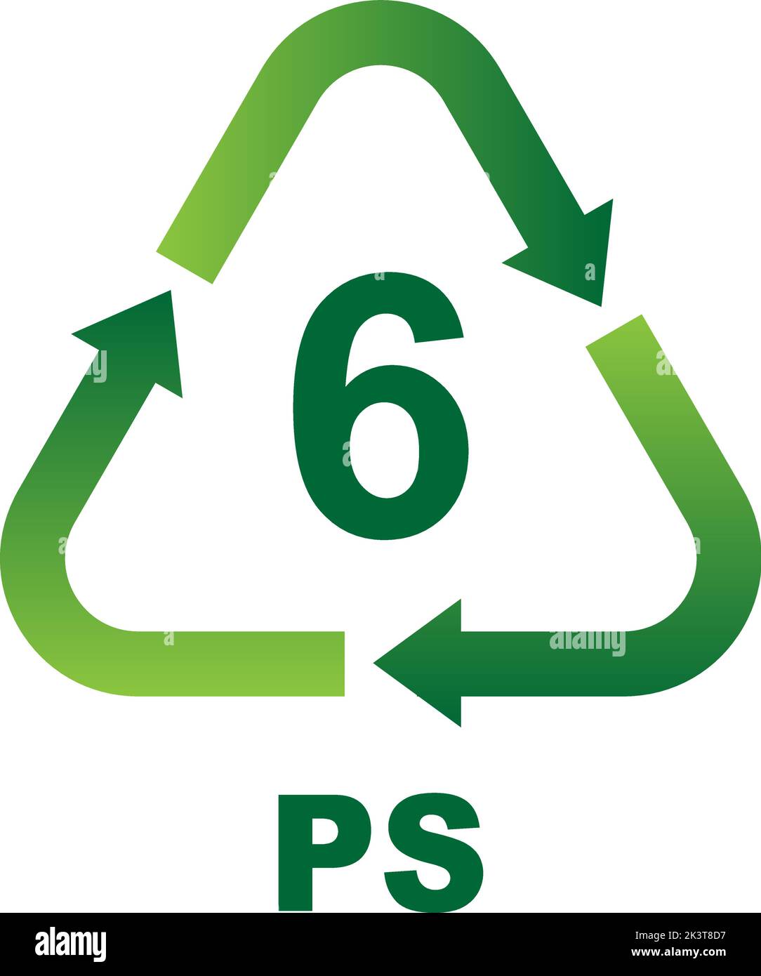 Recycling Symbols For Plastic. Vector icon illustration (PS Stock ...