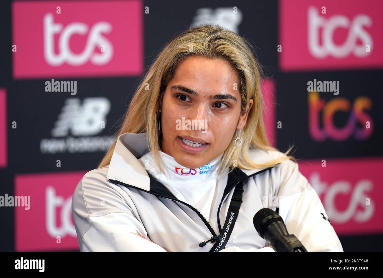 Madison De Rozario during a press conference held at the De Vere Hotel ...