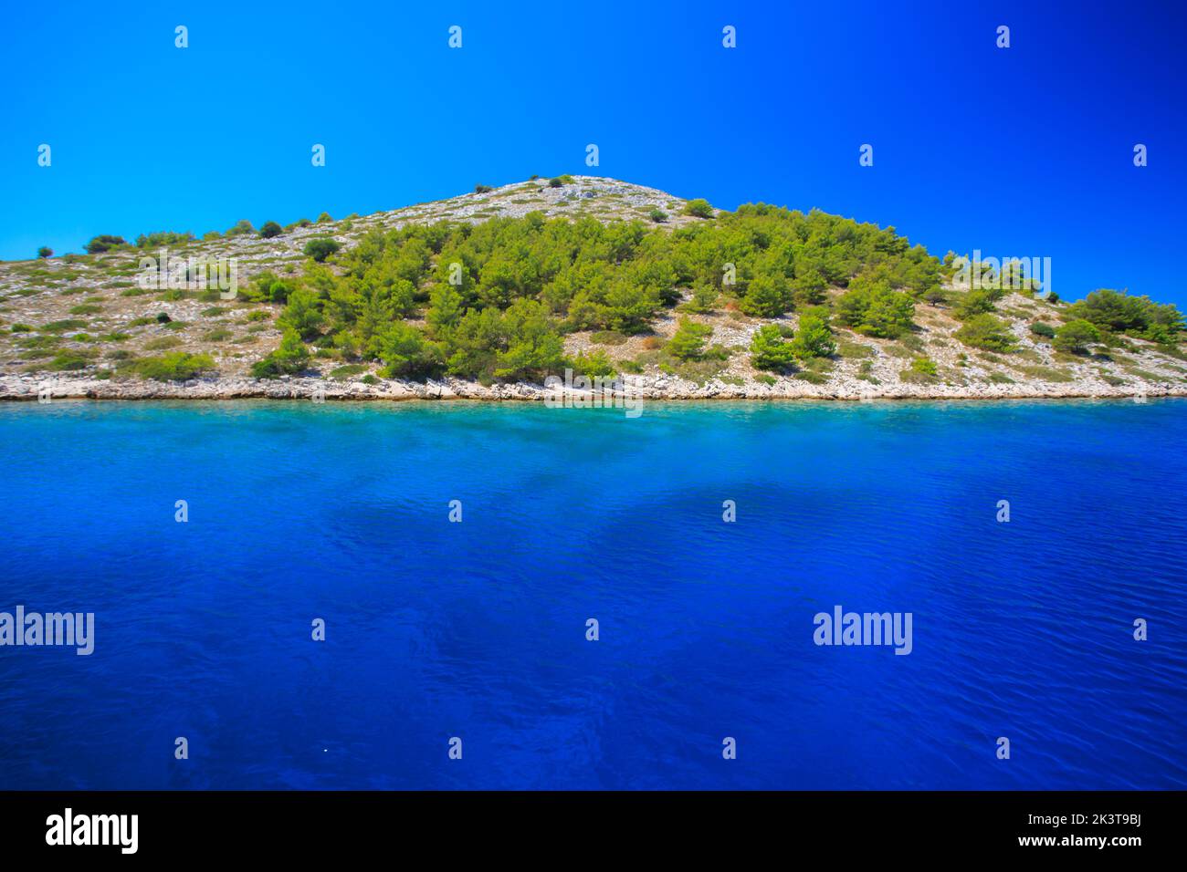 landscape of Kornati national park , Dalmatia region of Croatia Stock ...