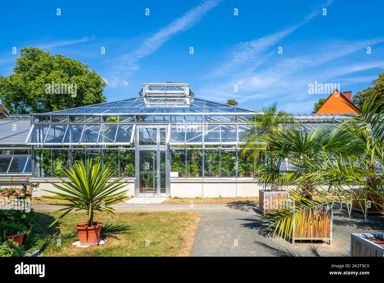 Botanical garden, Giessen, Hessen, Germany Stock Photo - Alamy