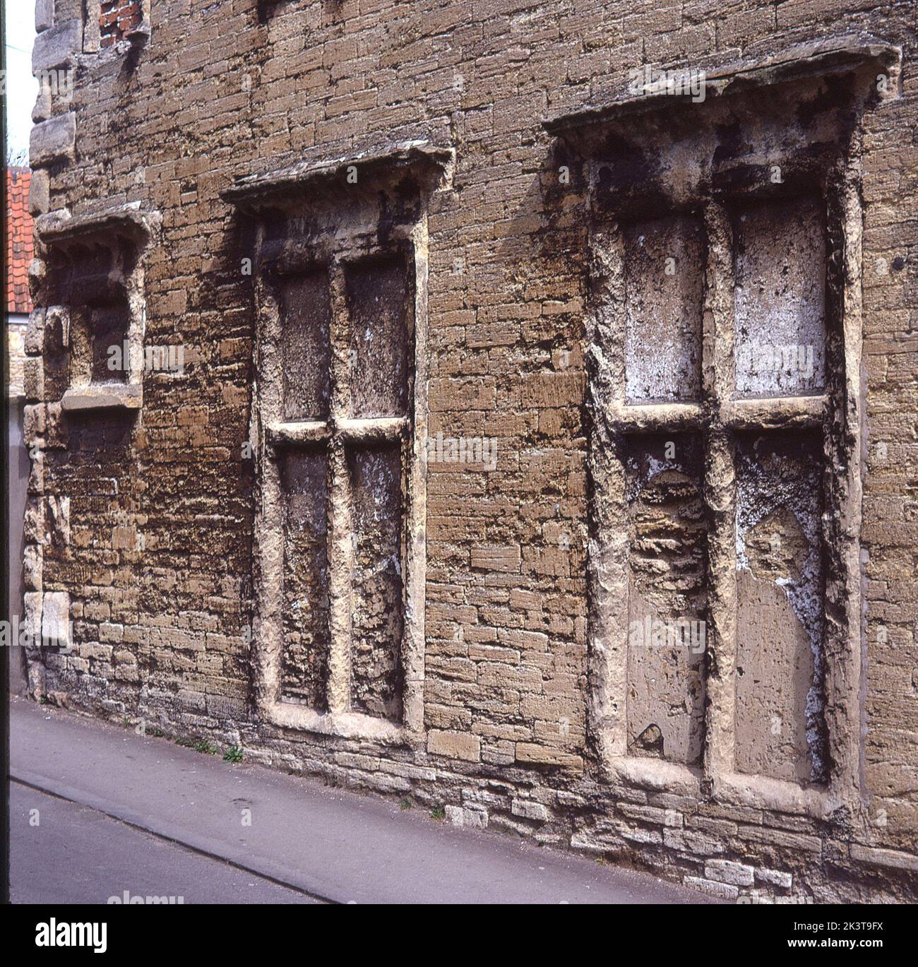 Bricked up windows, Frome, Somerset, UK Stock Photo - Alamy