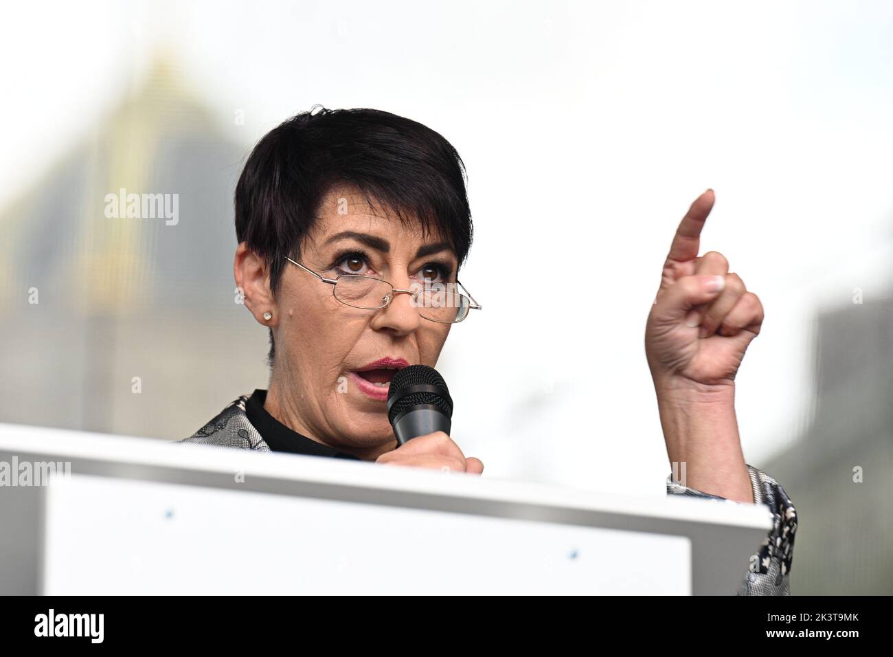 Prague, Czech Republic. 28th Sep, 2022. German MEP Christine Anderson ...