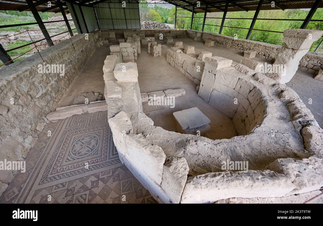 excavation of roman Sobesos Ancient City, Cappadocia, Anatolia, Turkey ...