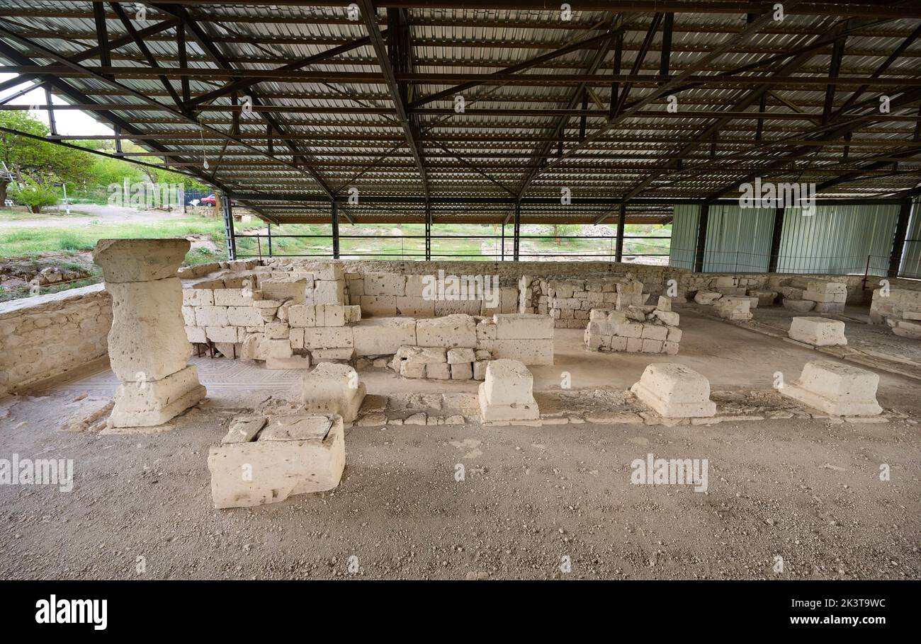 excavation of roman Sobesos Ancient City, Cappadocia, Anatolia, Turkey ...