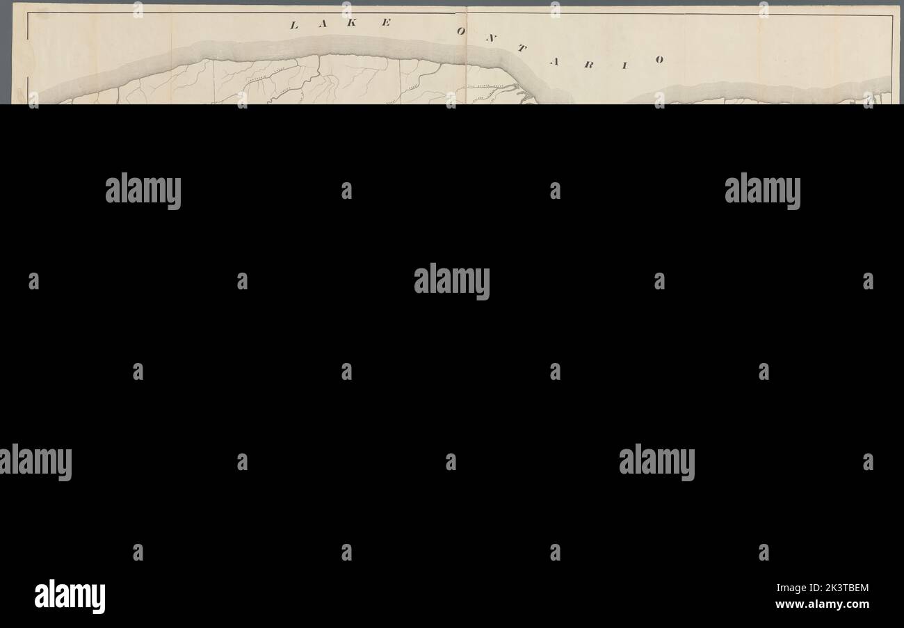 Western Division of the Erie Canal : map showing its reservoirs ...