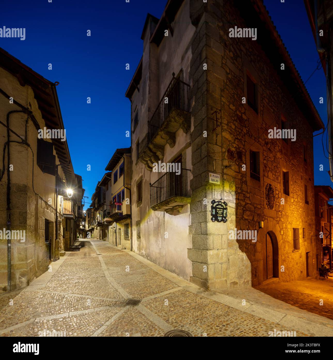Village of Miranda de Castanar in Spain Stock Photo - Alamy