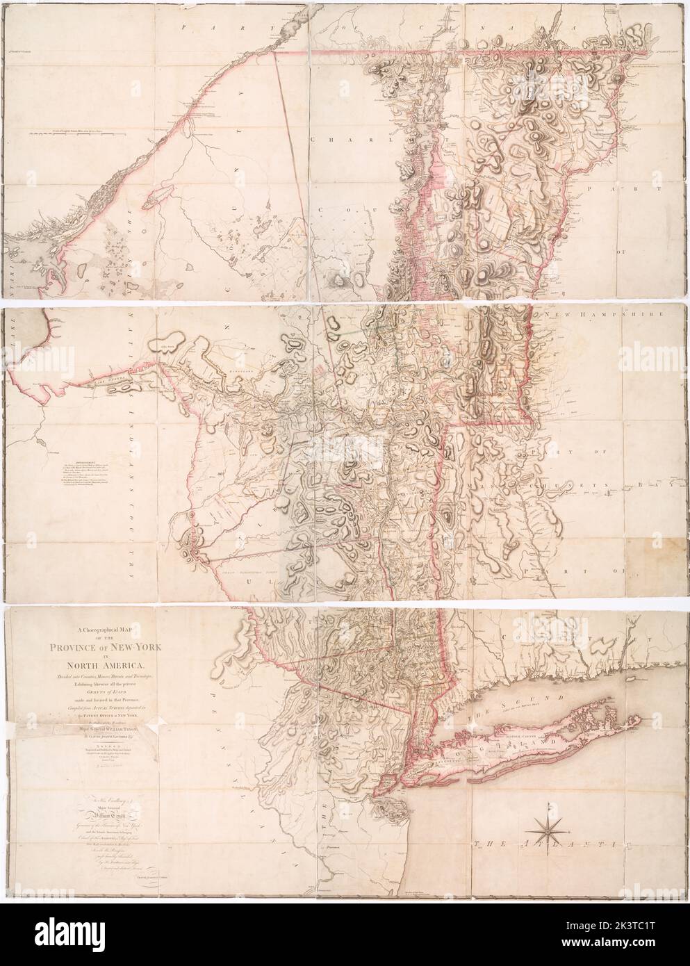 A chorographical map of the province of New-York in North America ...