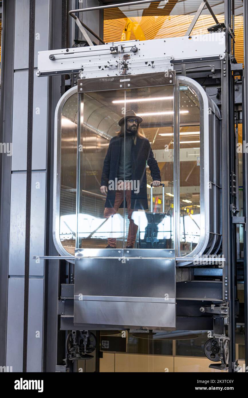 In elevator full body hi-res stock photography and images - Alamy