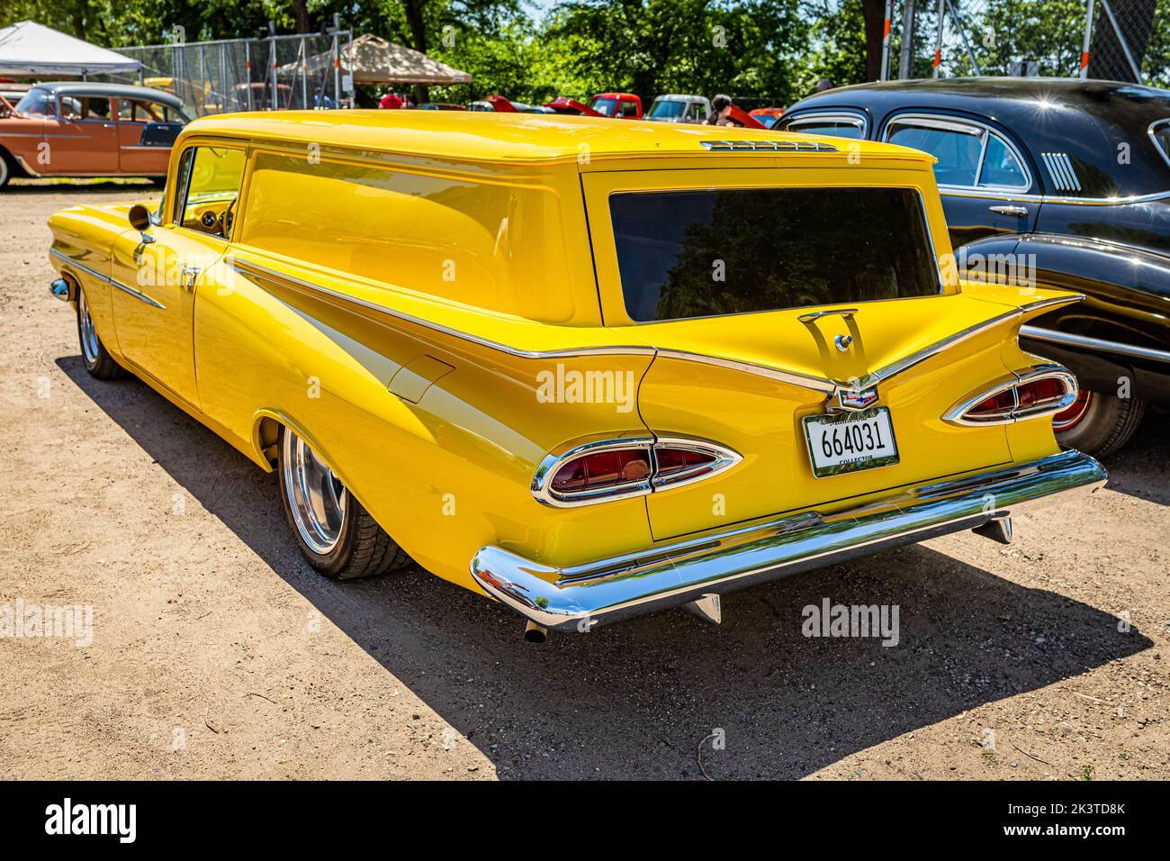Falcon Heights, MN - June 18, 2022: High perspective rear corner view ...
