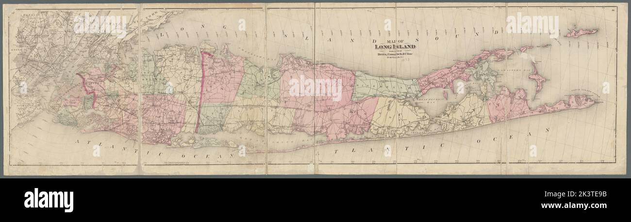 Map of Long Island Cartographic. Maps. 1873. Lionel Pincus and Princess ...