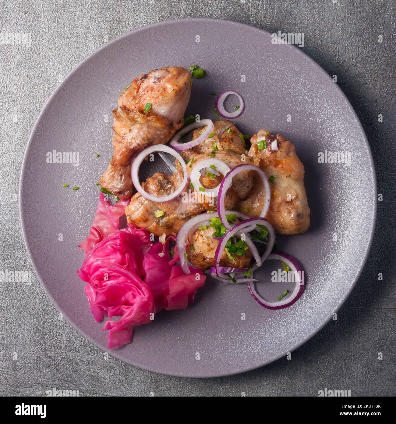 Spicy seasoned chicken legs hi-res stock photography and images - Alamy