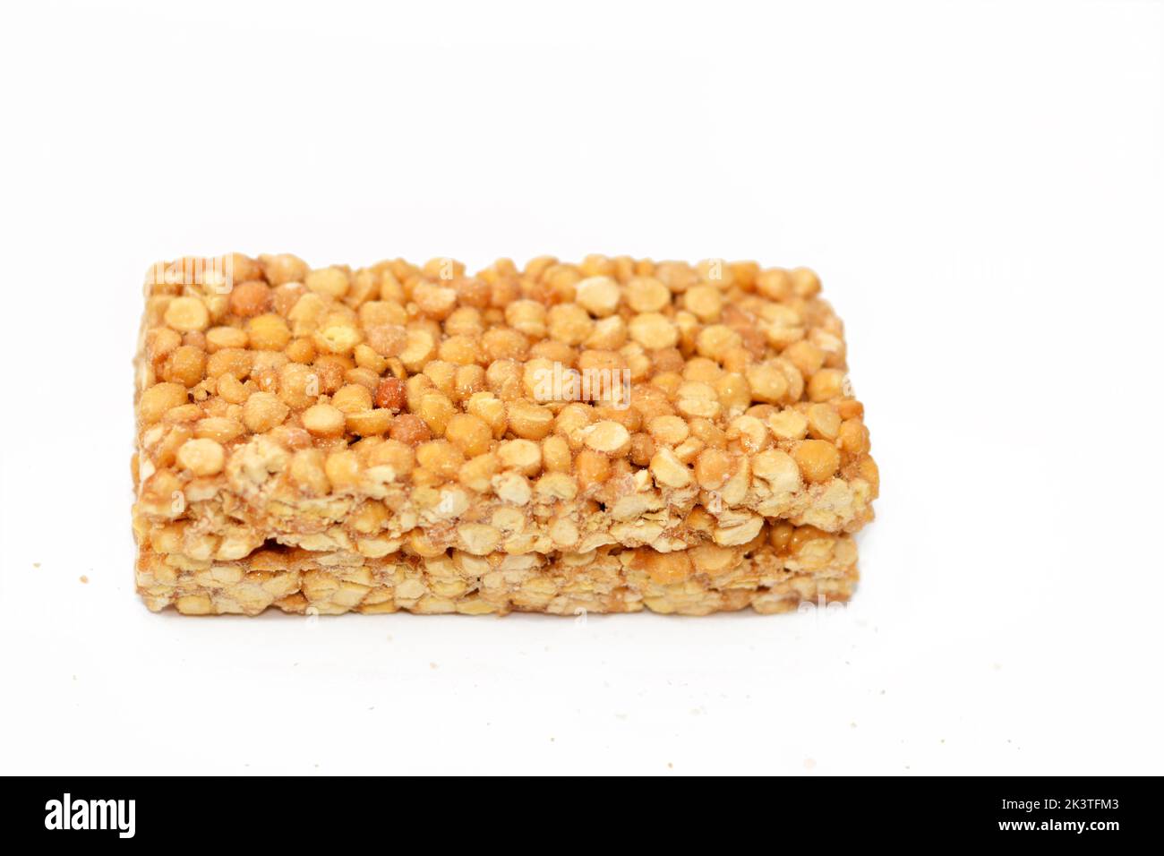 Bars of chickpeas candy sweets, an Eastern candy made as a celebration ...