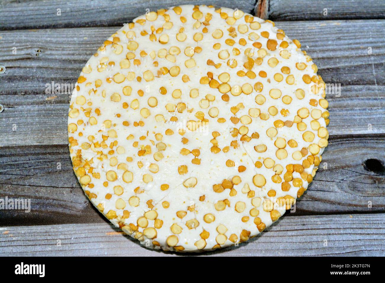 Chickpeas candy disc sweets, an Eastern candy made as a celebration of ...