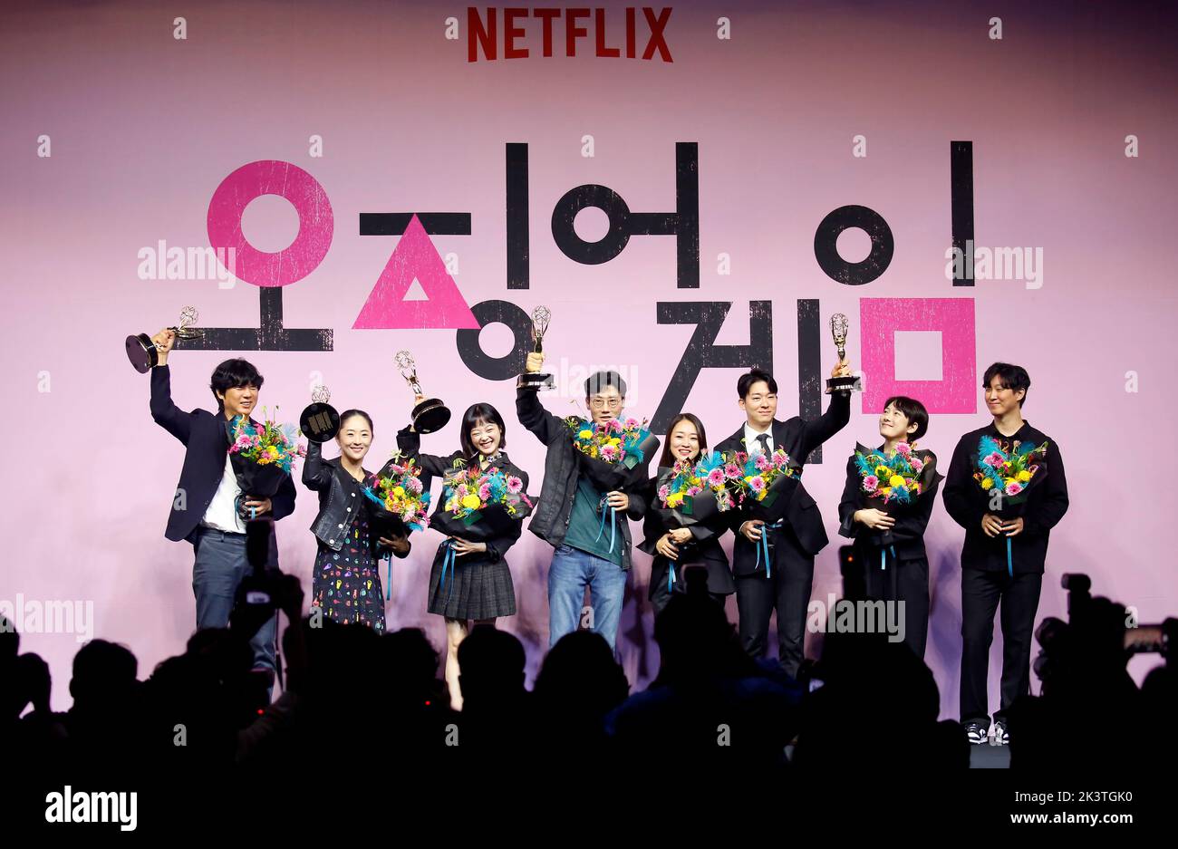 (L-R) Cheong Jai-Hoon, Chae Kyoung-Sun, Lee Yoo-Mi, Hwang Dong-Hyuk ...