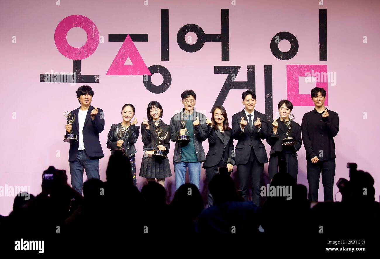 (L-R) Cheong Jai-Hoon, Chae Kyoung-Sun, Lee Yoo-Mi, Hwang Dong-Hyuk ...