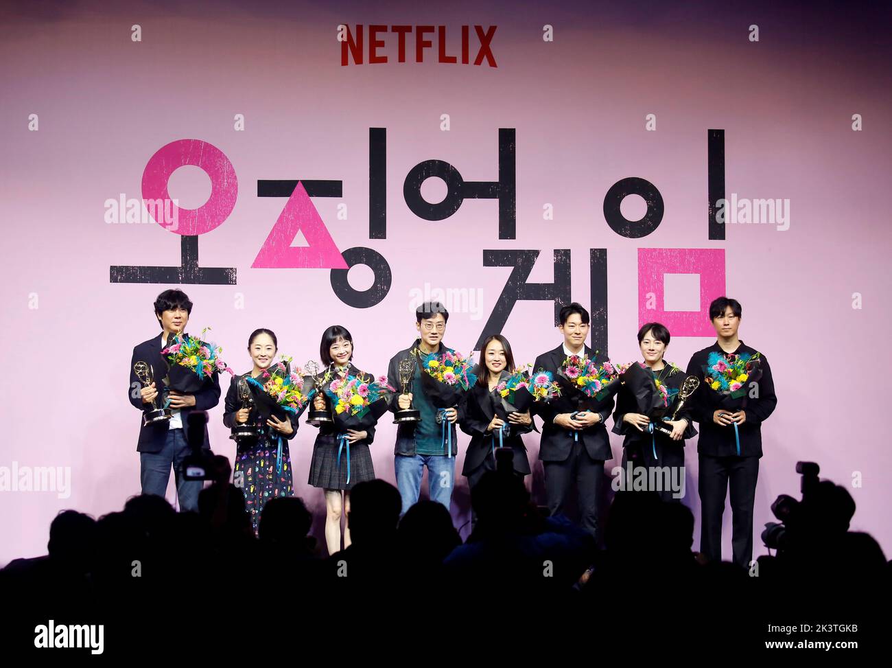 (L-R) Cheong Jai-Hoon, Chae Kyoung-Sun, Lee Yoo-Mi, Hwang Dong-Hyuk ...