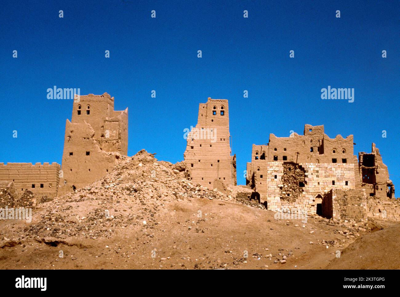 Marib Yemen Remains of old Town Was the Capital of the Ancient Kingdom ...