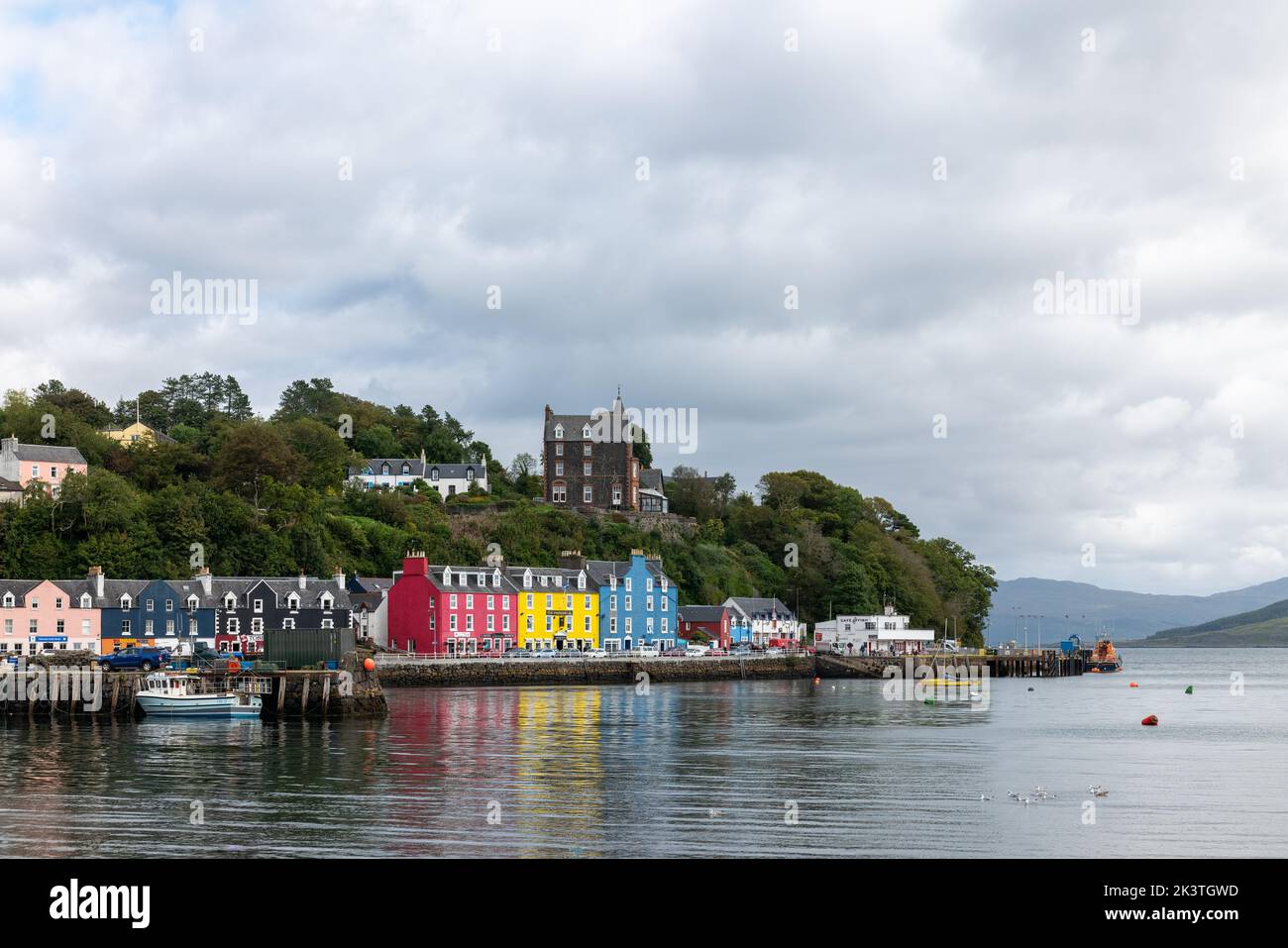 14 September 2022. Tobermory, Isle of Mull, Scotland. This is the very ...