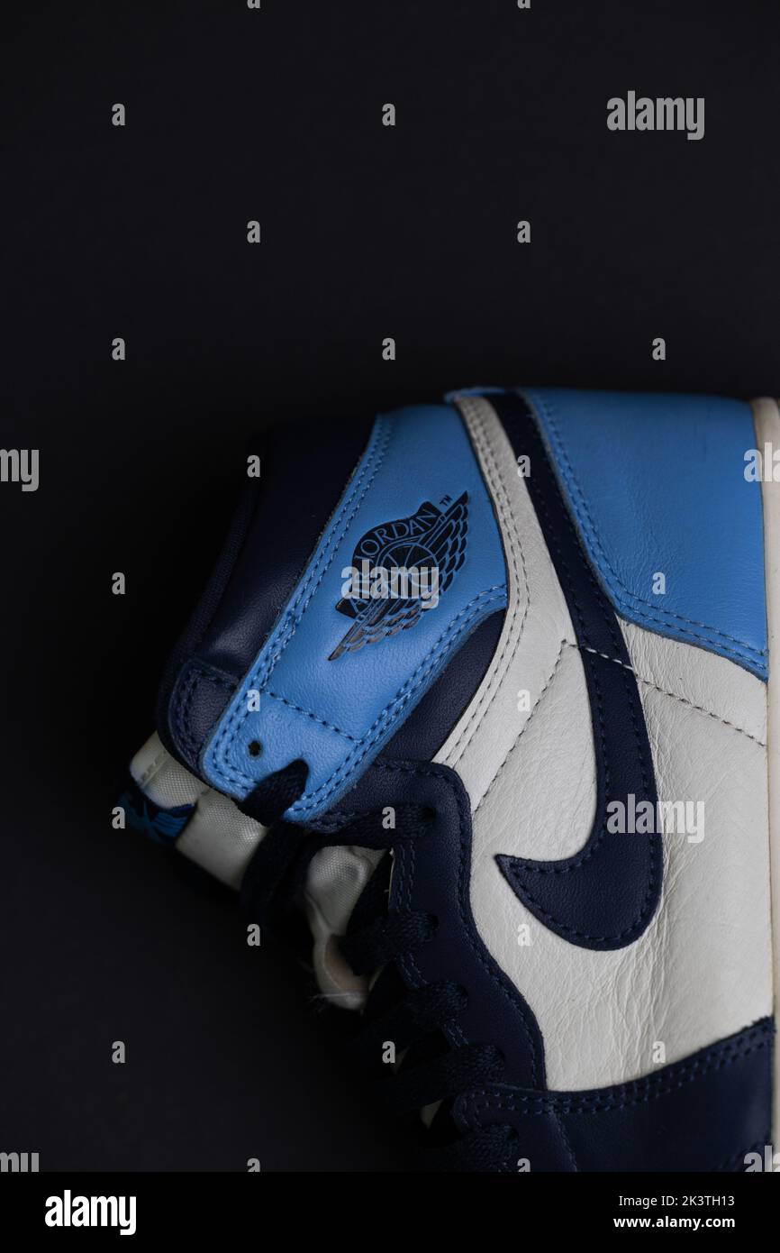 Rare Nike Air Jordan 1 Sneakers. Nike hype sneakers Stock Photo - Alamy