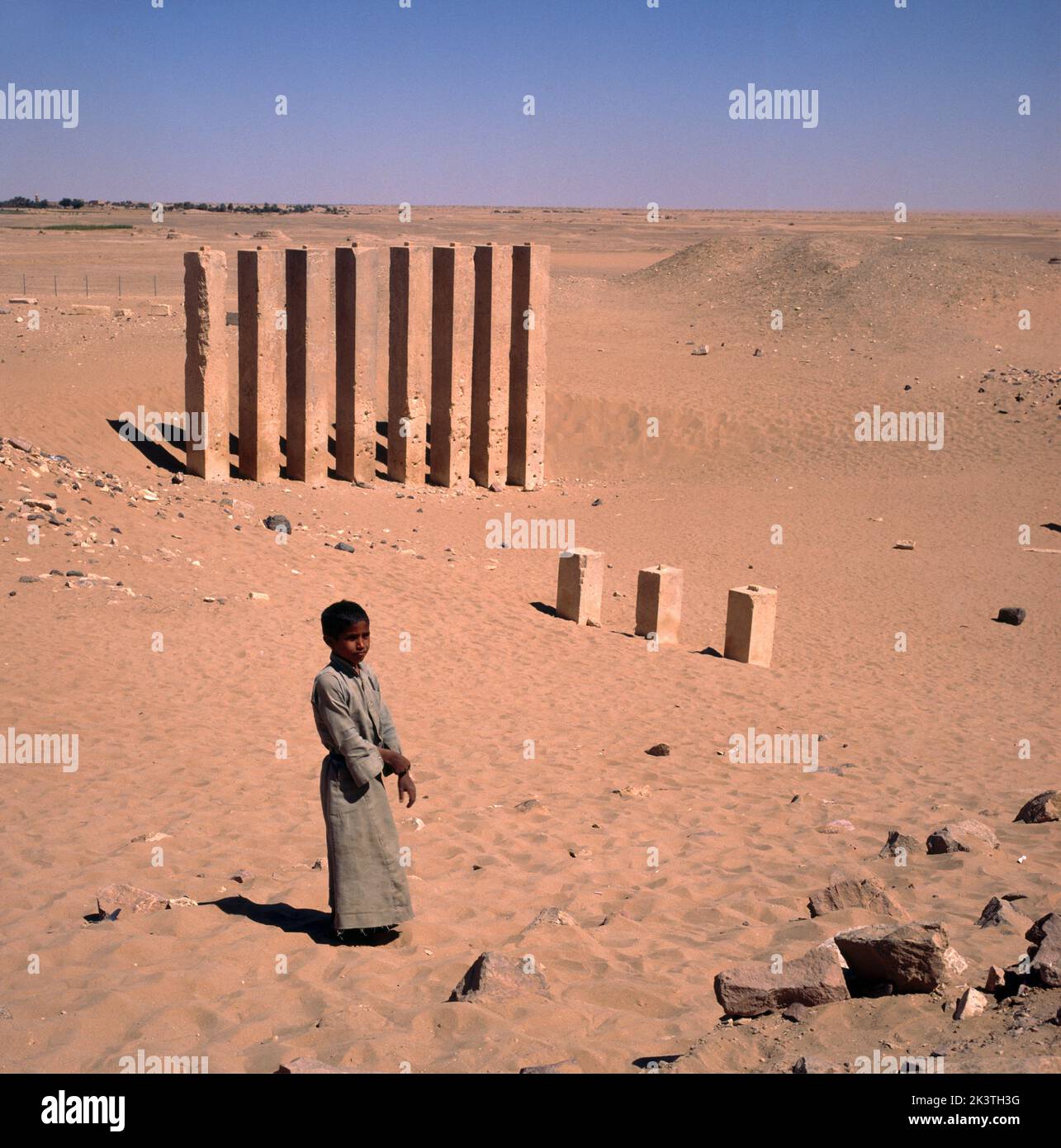 Ma'rib Yemen Remains Of The Great Temple of Marib (The Temple of Awwan ...