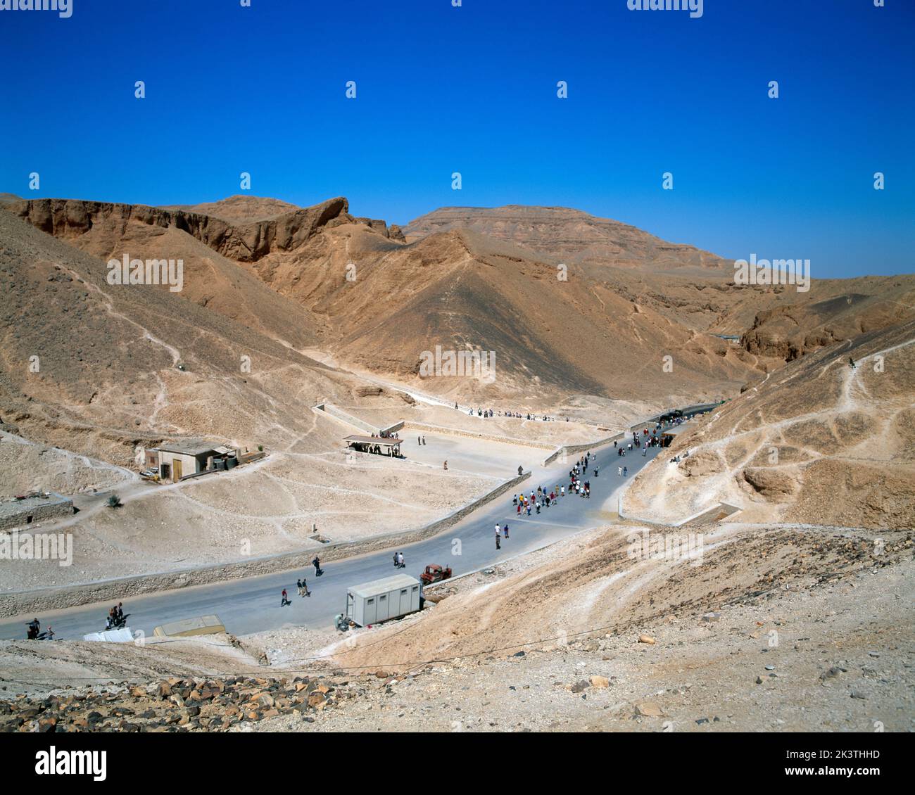 Luxor Egypt Valley of the Kings Overview Stock Photo - Alamy