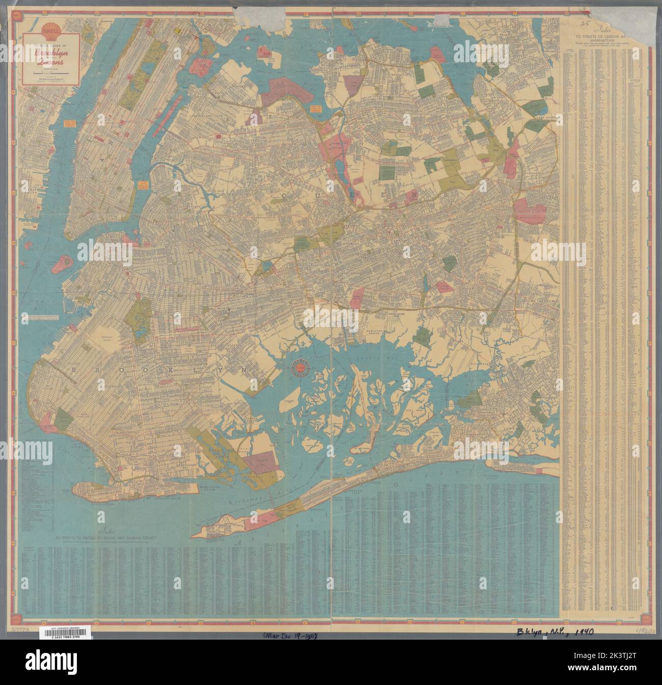 Shell street guide of Brooklyn - Queens Shell map of Long Island Shell ...
