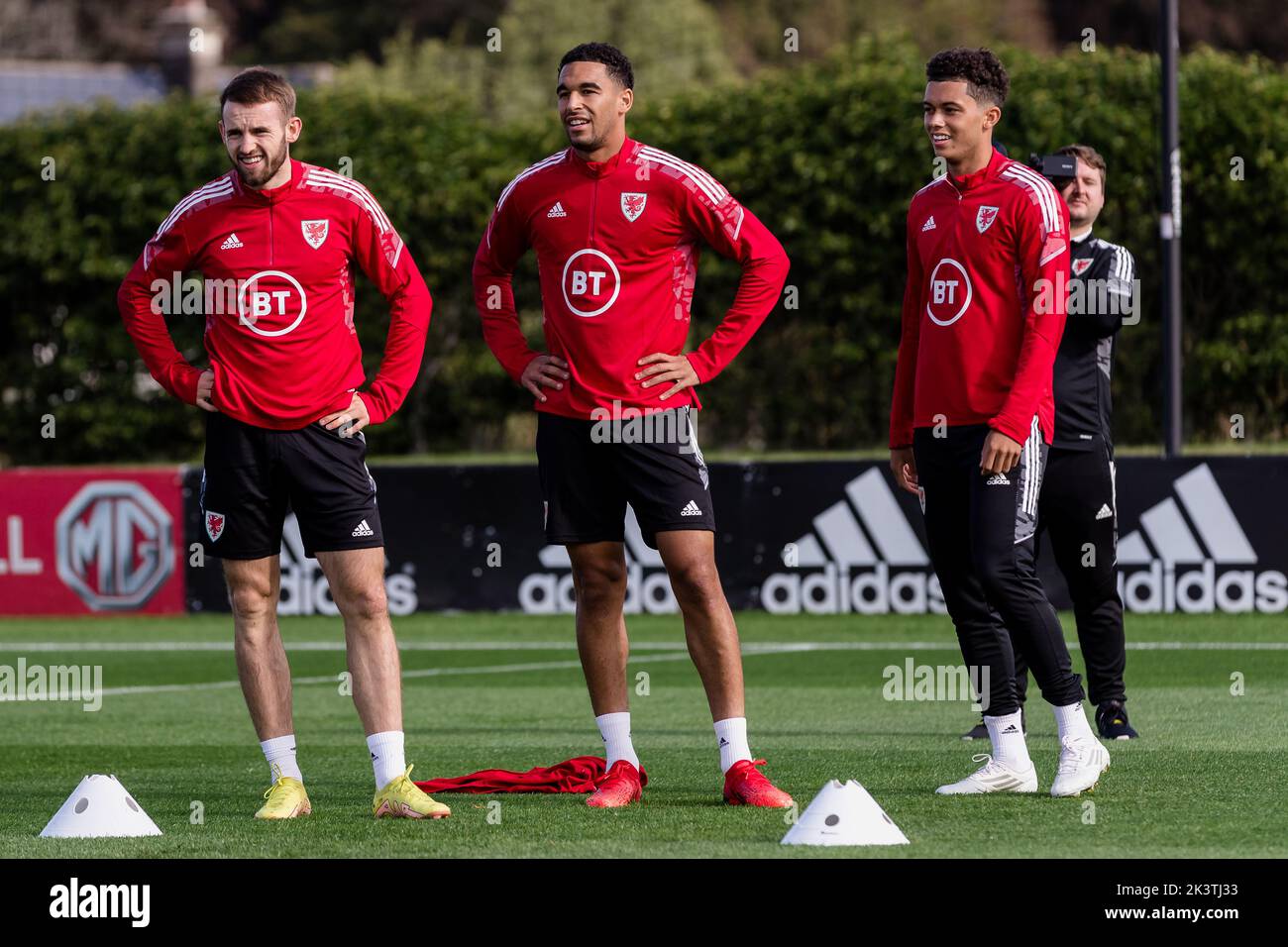 PONTYCLUN, WALES - 20 SEPTEMBER 2022: Wales' Rhys Norrington-Davies ...
