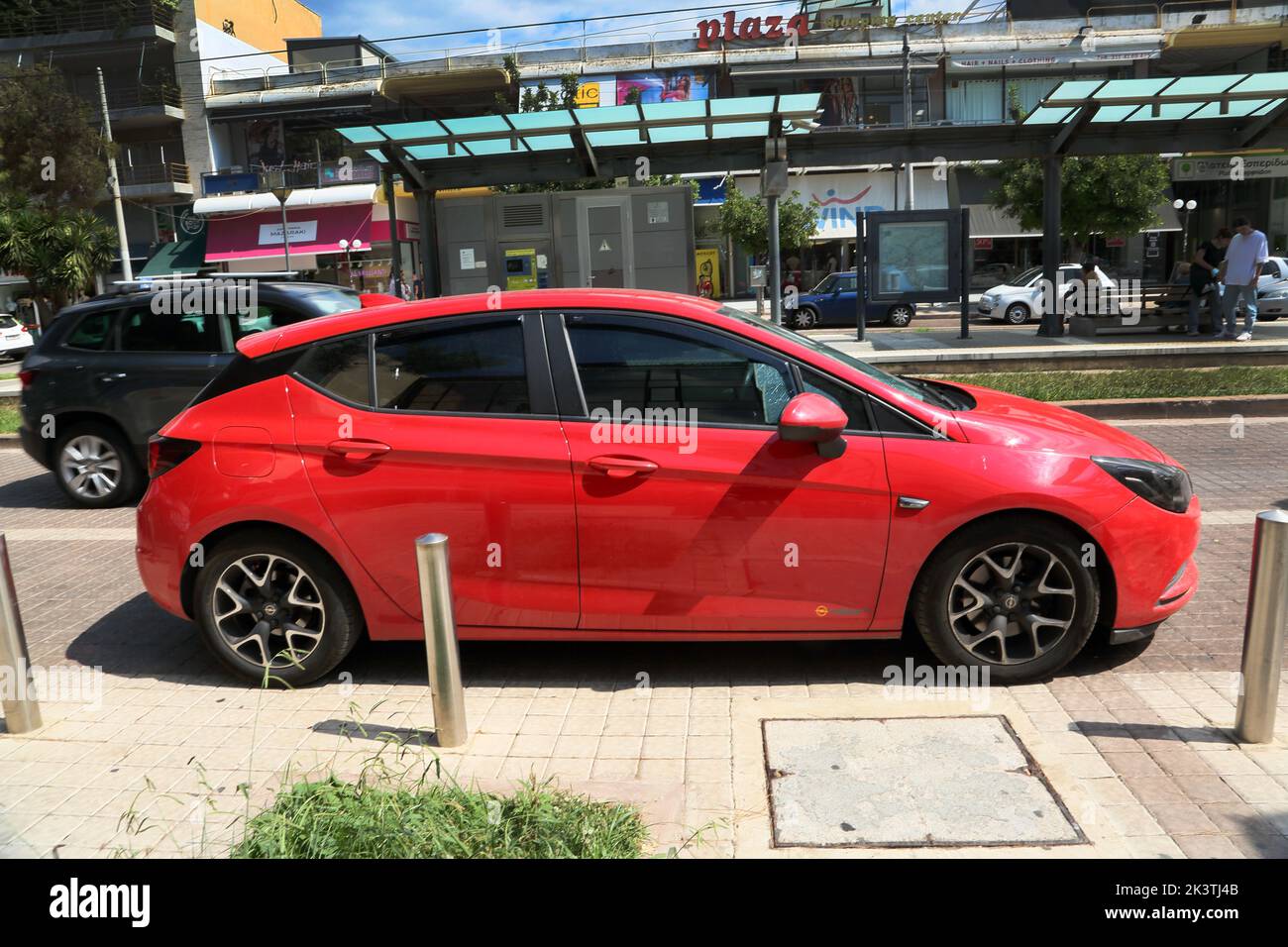 Glyfada Athens Greece Opel Car Parked on Street Stock Photo - Alamy