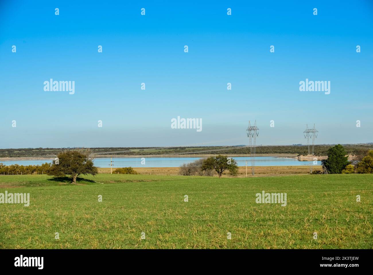 Pampas landescape.Patagonia Argentina Stock Photo - Alamy