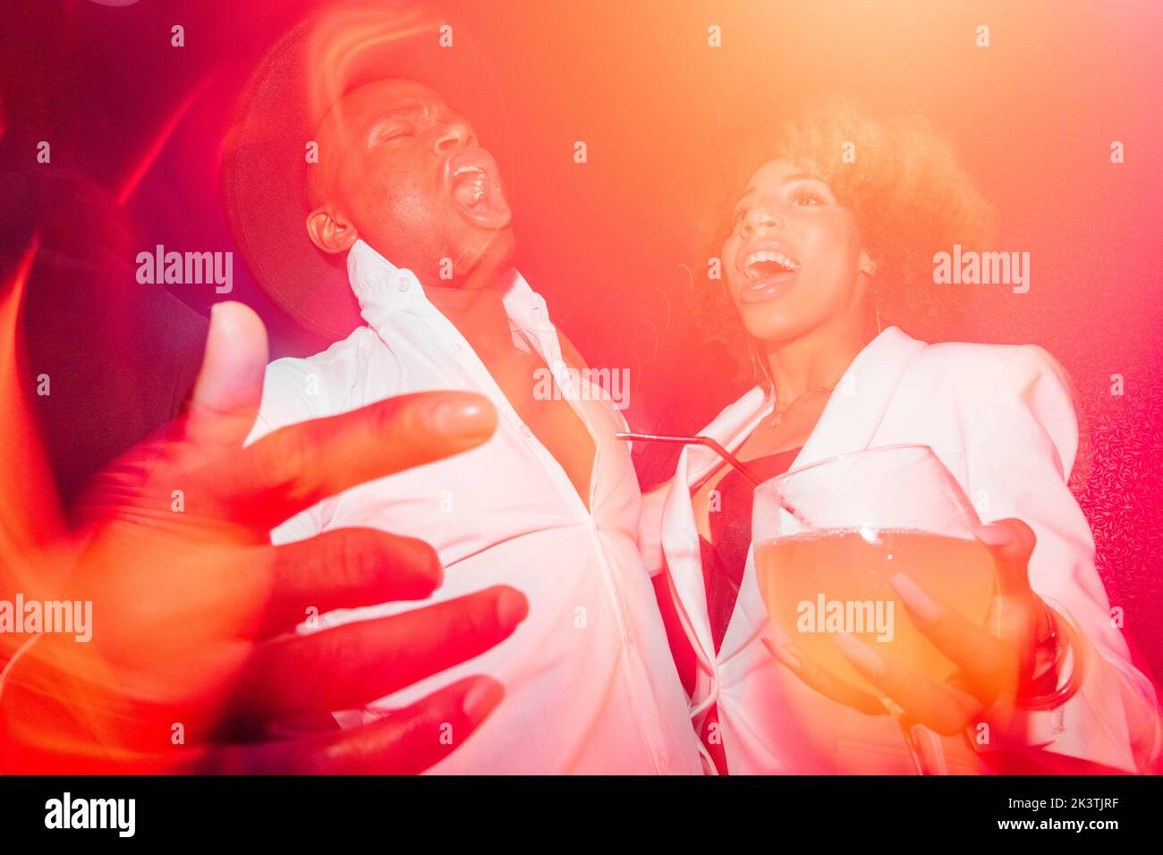 African woman sing nightclub hi-res stock photography and images - Alamy