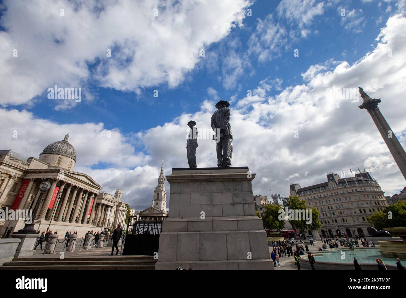 London, England, UK. 28th Sep, 2022. A new sculpture called Antelope by ...