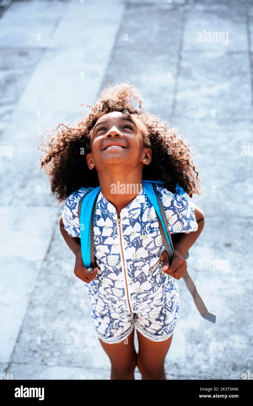 Girl above activity adolescent hi-res stock photography and images - Alamy