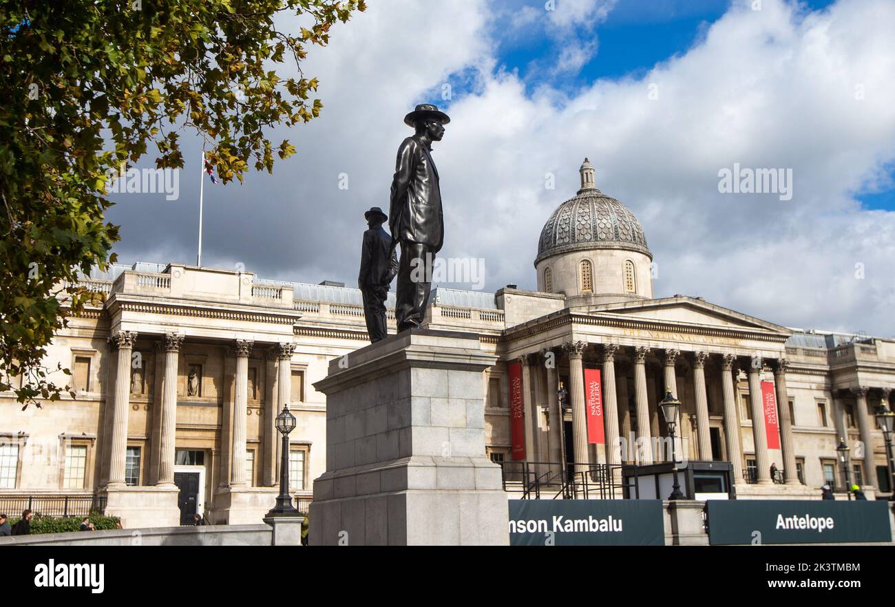 London, England, UK. 28th Sep, 2022. A new sculpture called Antelope by ...