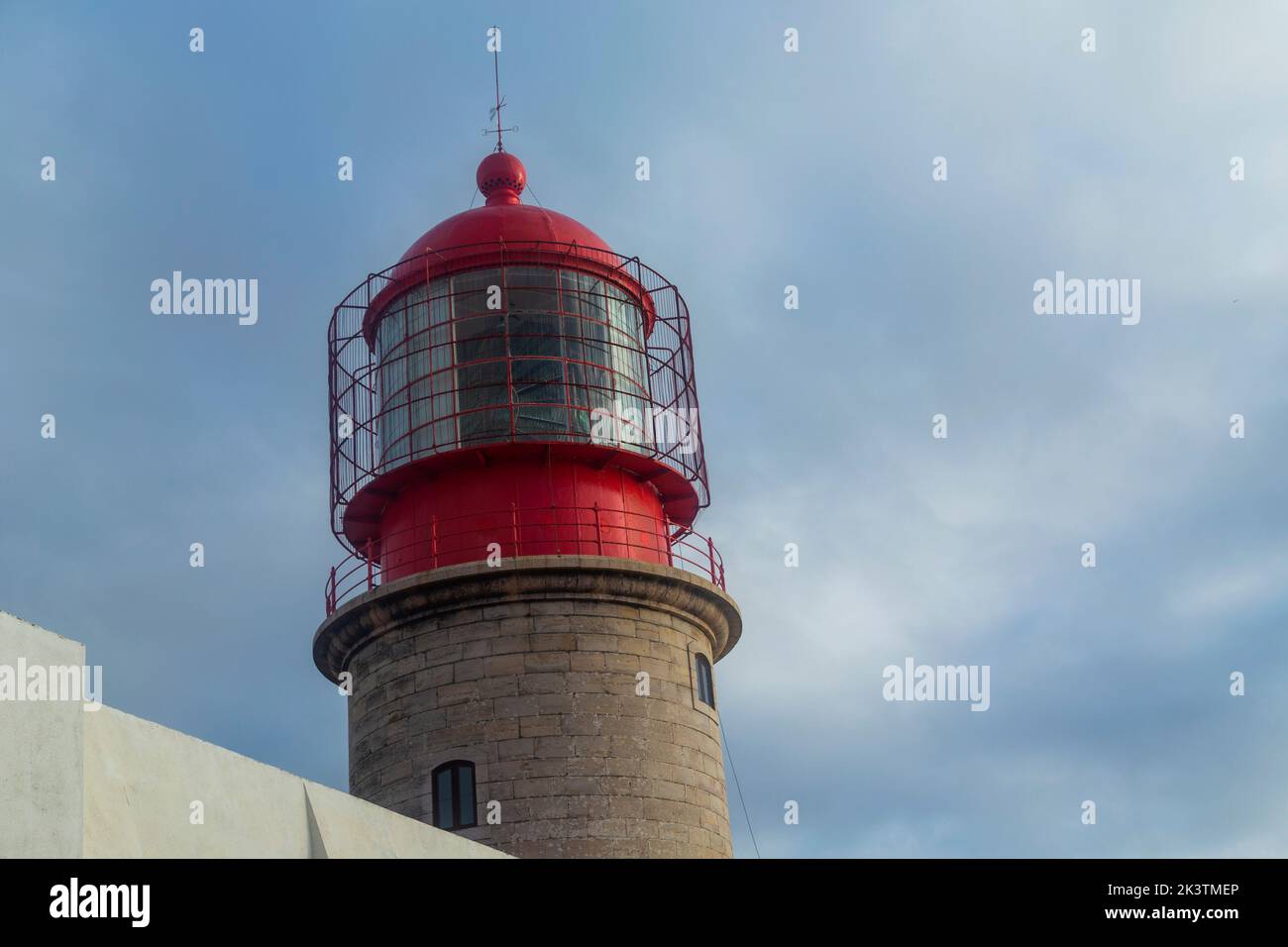 Cape St Vincent (Cabo de Sao Vicente) Lighthouse in Sagres, Portugal ...