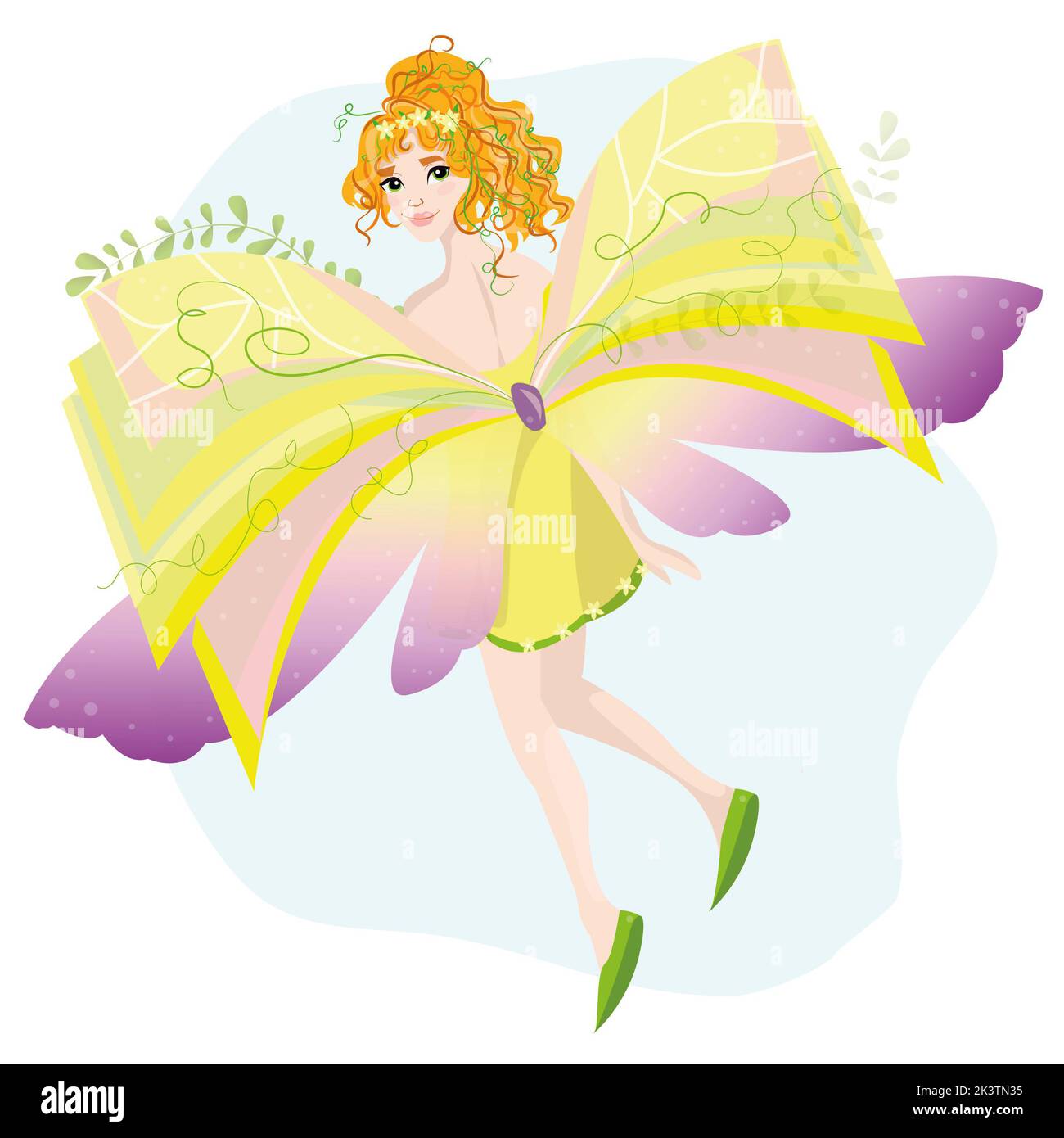 Cute Little Princess Kids Reading Fairy Tale Books Library Poster ...