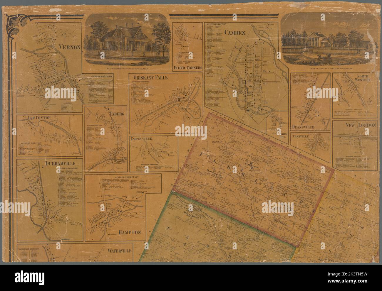 Gillette's map of Oneida Co., New York: from actual surveys ...