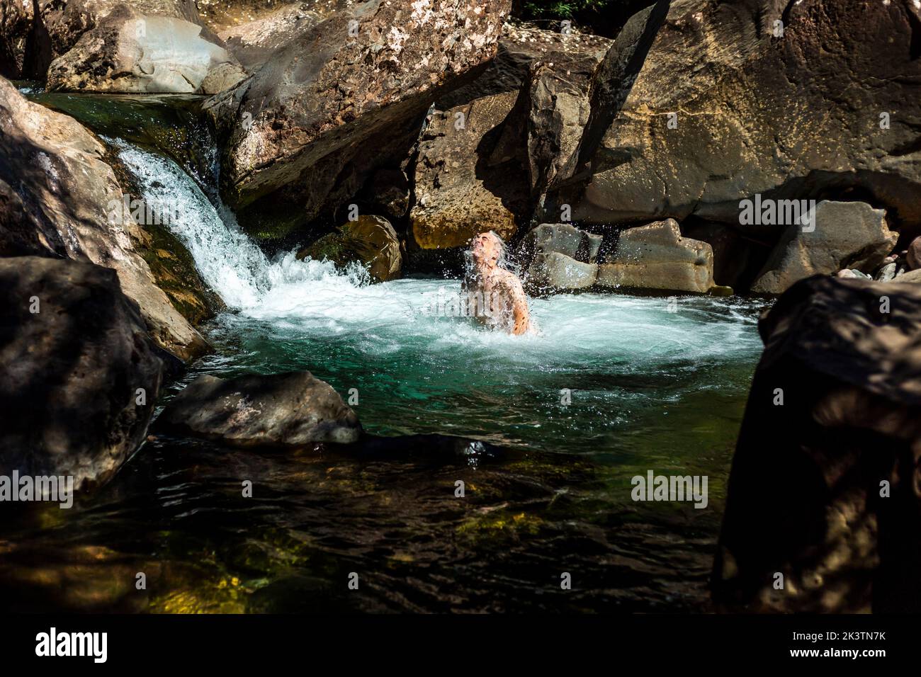Man emerging water hi-res stock photography and images - Alamy