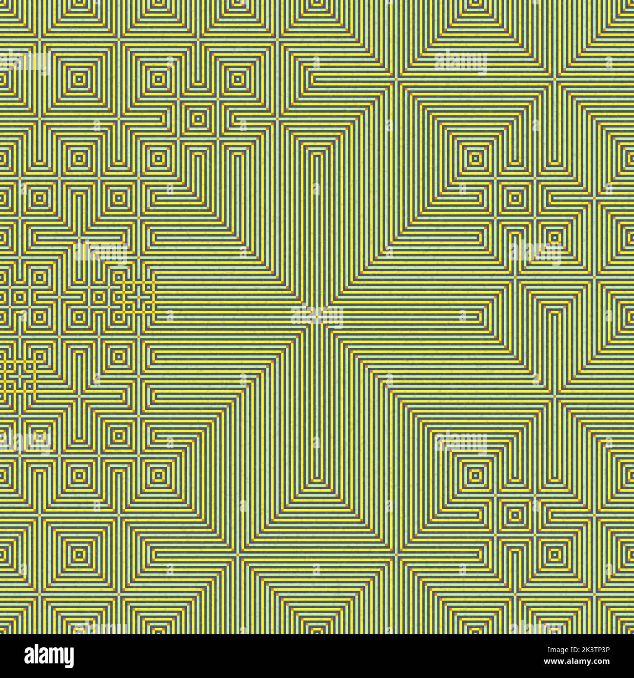 Abstract line maze generative art background art illustration Stock ...