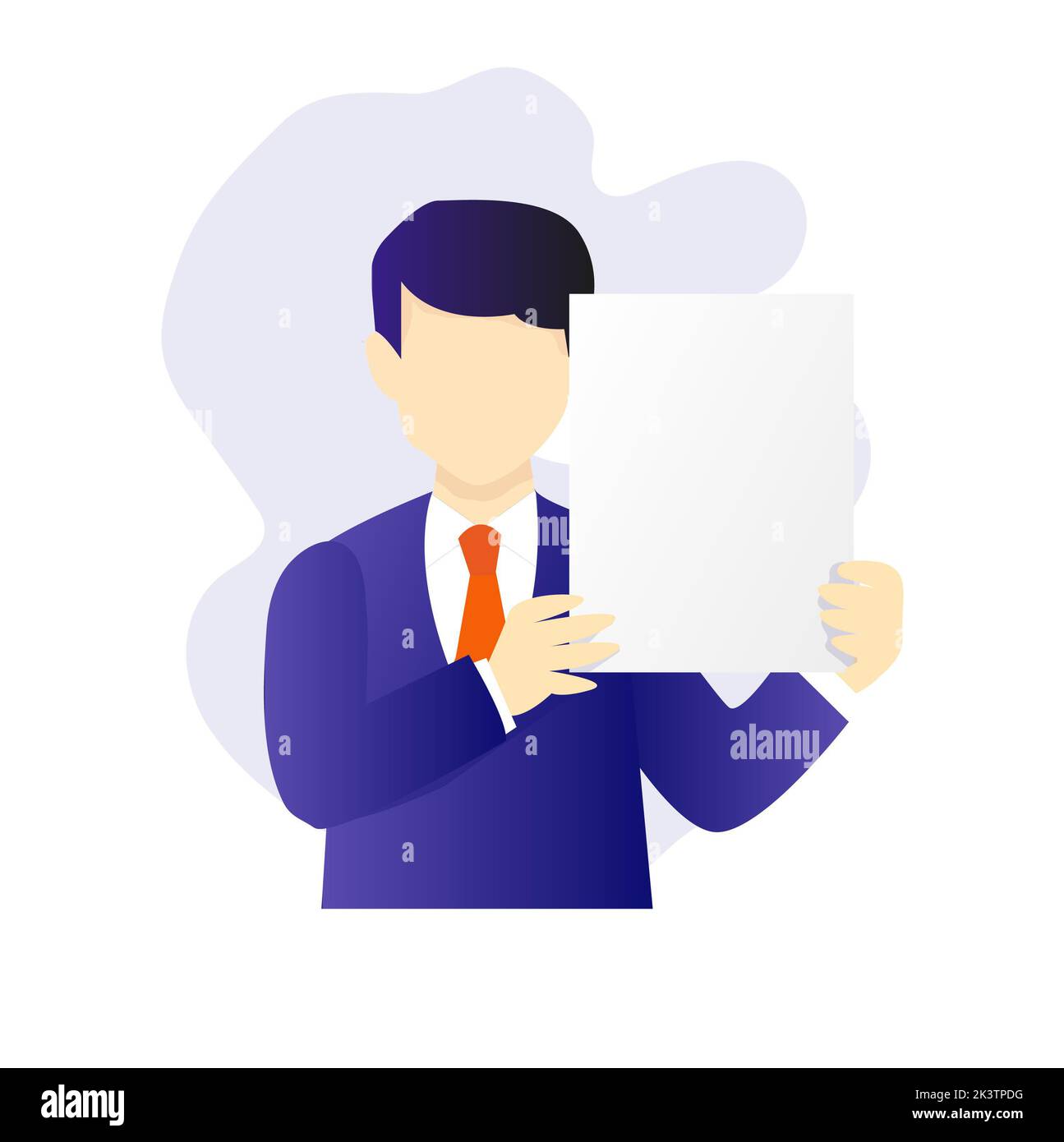 Business man going through paperwork at home office, he is ...