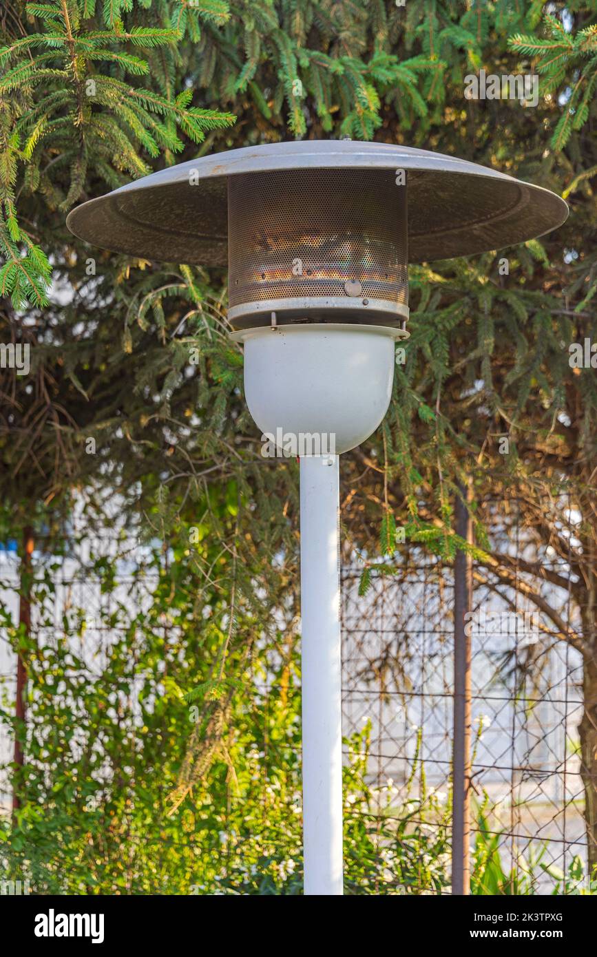 Freestanding Outdoor Patio Garden Gas Burner Heater Device Stock Photo ...