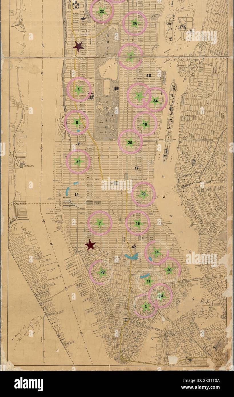 Map new york public library hi-res stock photography and images - Alamy