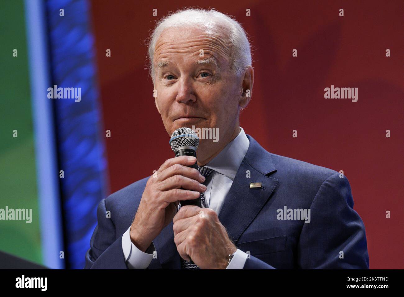 President Joe Biden delivers remarks at the White House Conference on ...