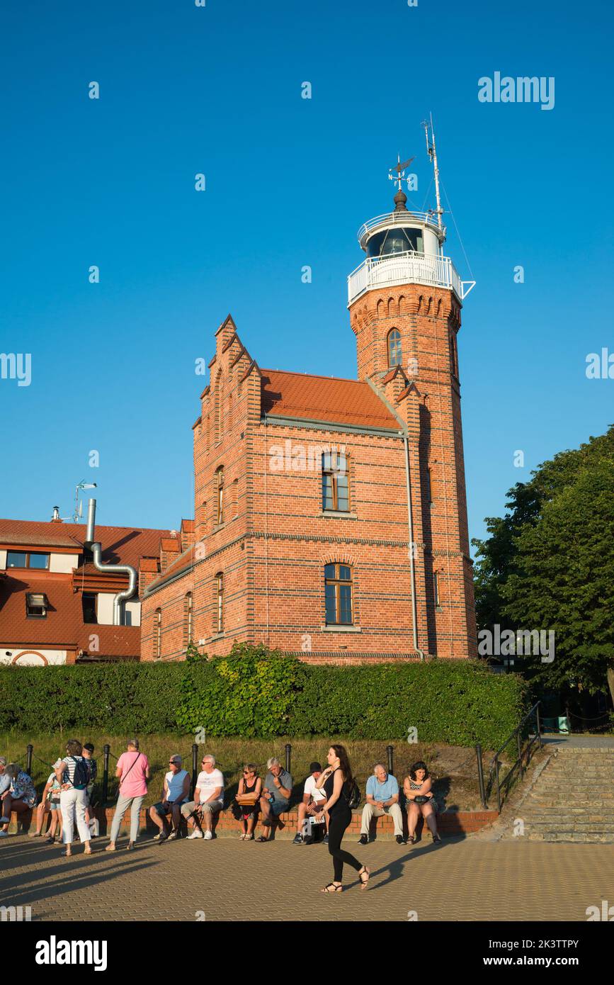 Ustka stolpmunde lighthouse hi-res stock photography and images - Alamy