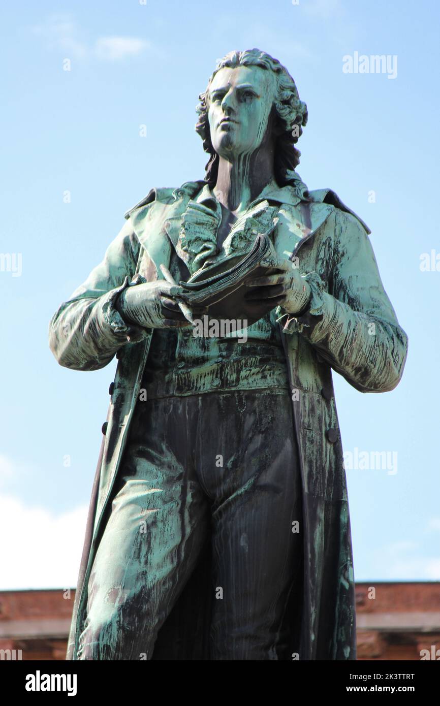 schiller monument in vienna (austria Stock Photo - Alamy