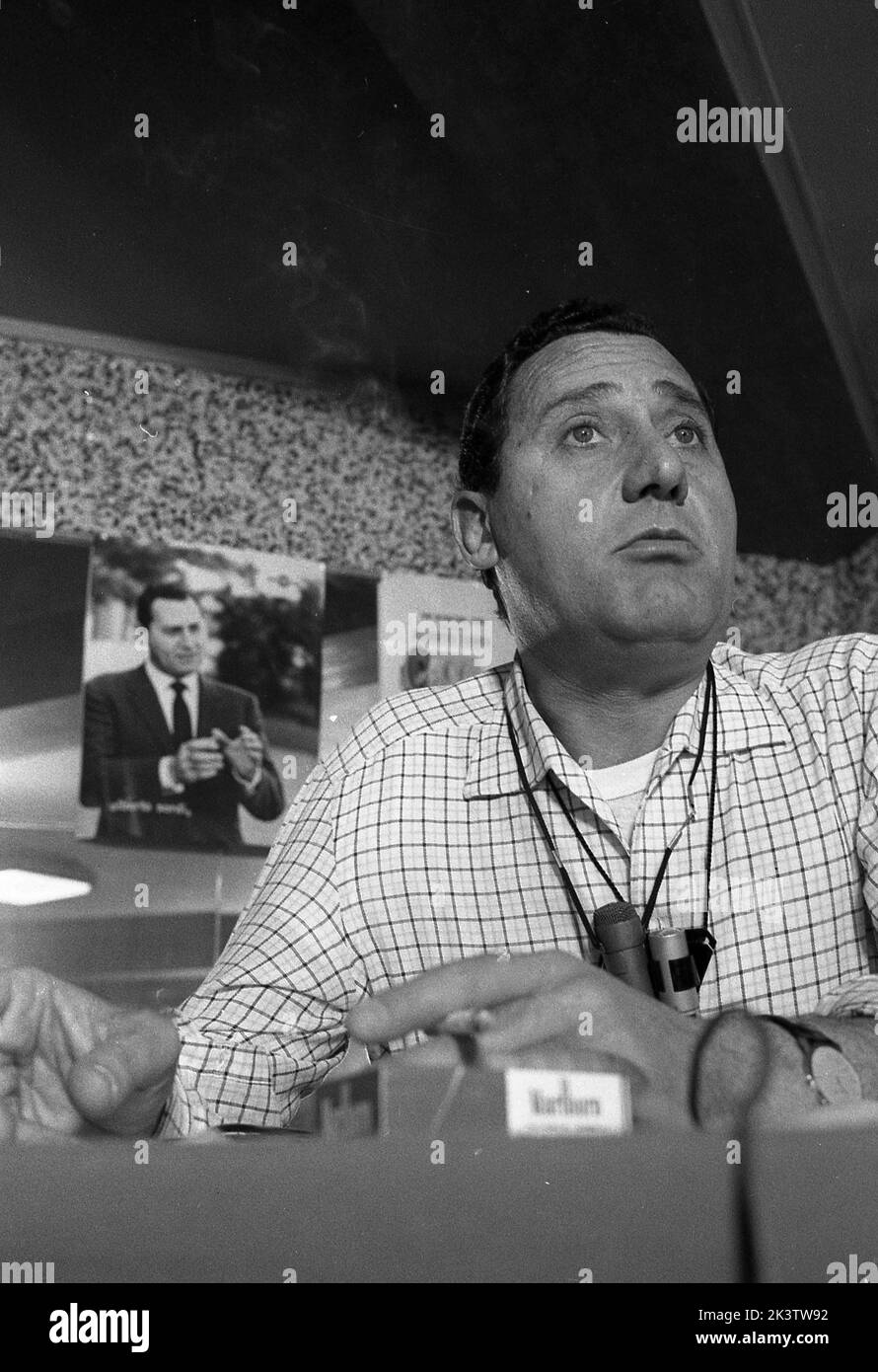 Alberto Sordi, Italian film actor, at the Mar del Plata International ...