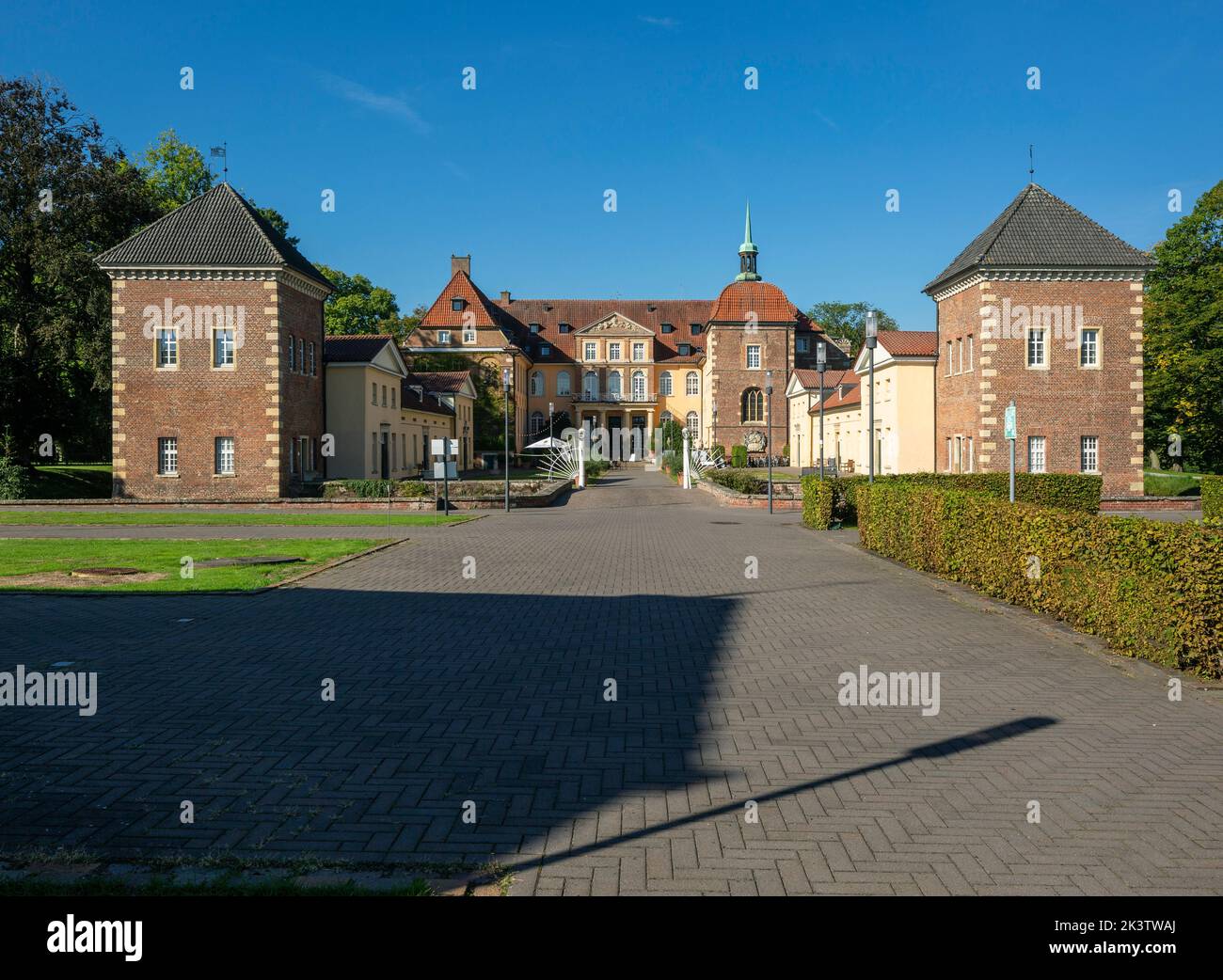Germany, Velen, Bocholter Aa, Hohe Mark Westmuensterland Nature Park ...