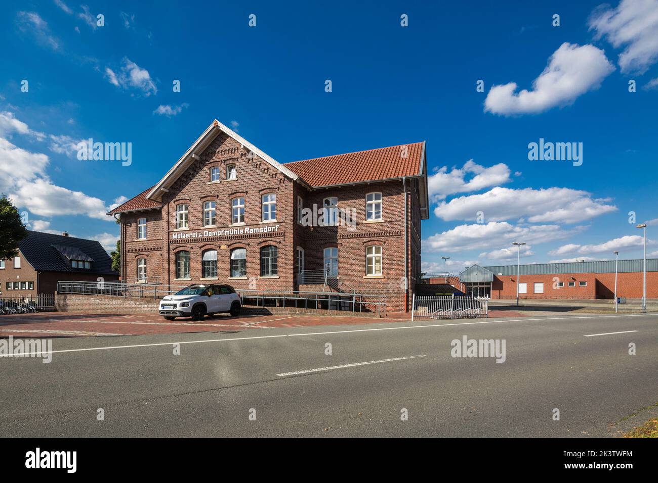 Germany, Velen, Bocholter Aa, Hohe Mark Westmuensterland Nature Park ...