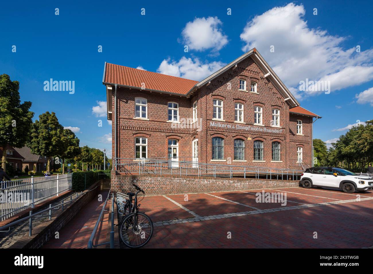 Germany, Velen, Bocholter Aa, Hohe Mark Westmuensterland Nature Park ...