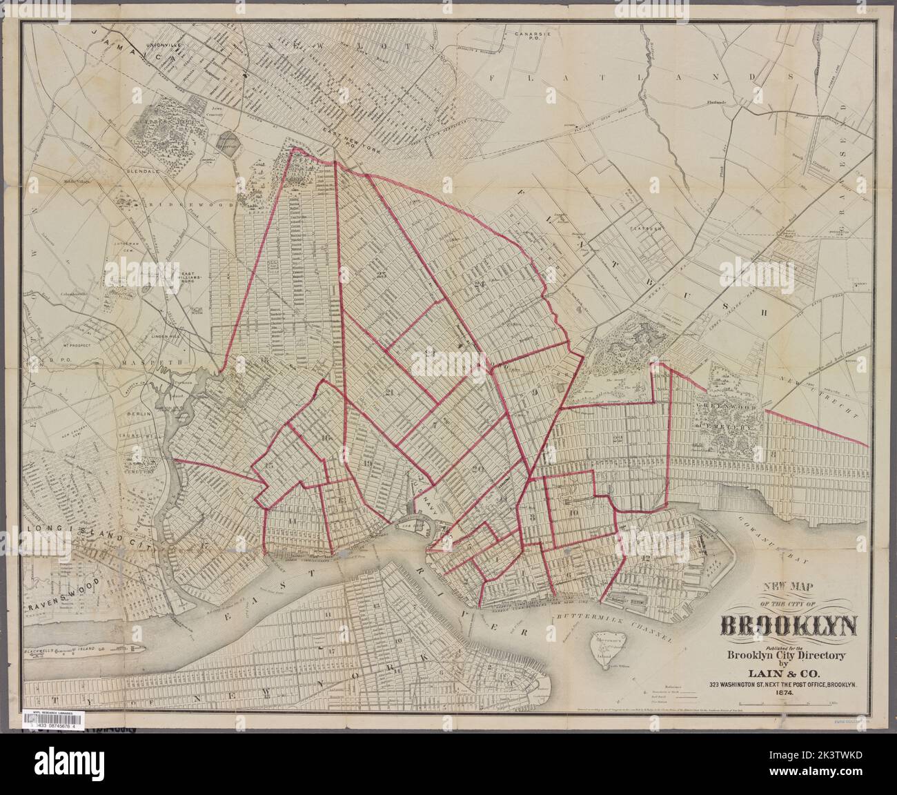 New map of the city of Brooklyn: published for the Brooklyn City ...