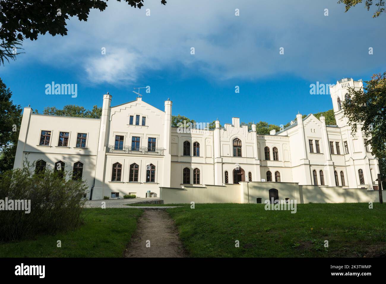 Manor in Charcice, Gmina Chrzypsko Wielkie, within Międzychód County ...